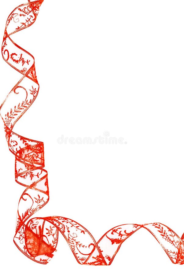 Ribbon red border frame stock photo. Image of anniversary - 35568694