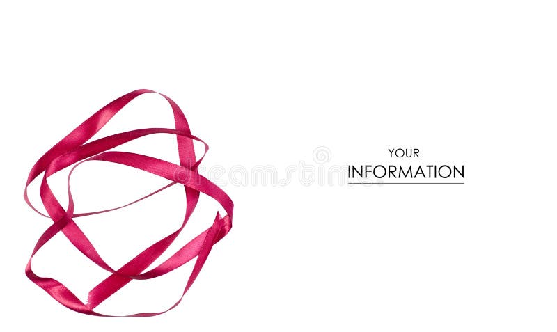 Ribbon Red Rose Red Pattern Stock Image - Image of design, border ...