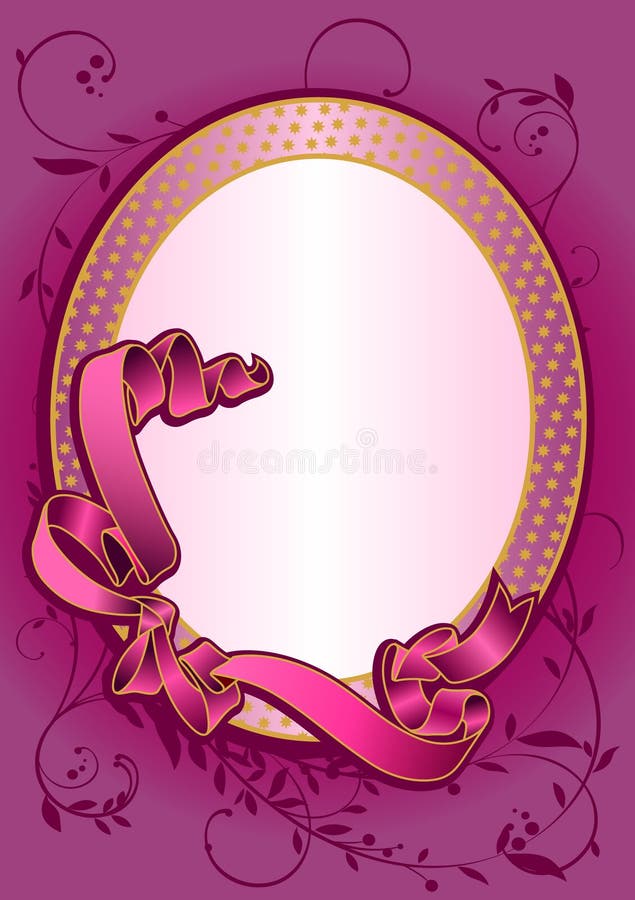 Pink And White Background With Lace Stock Vector - Illustration of card ...