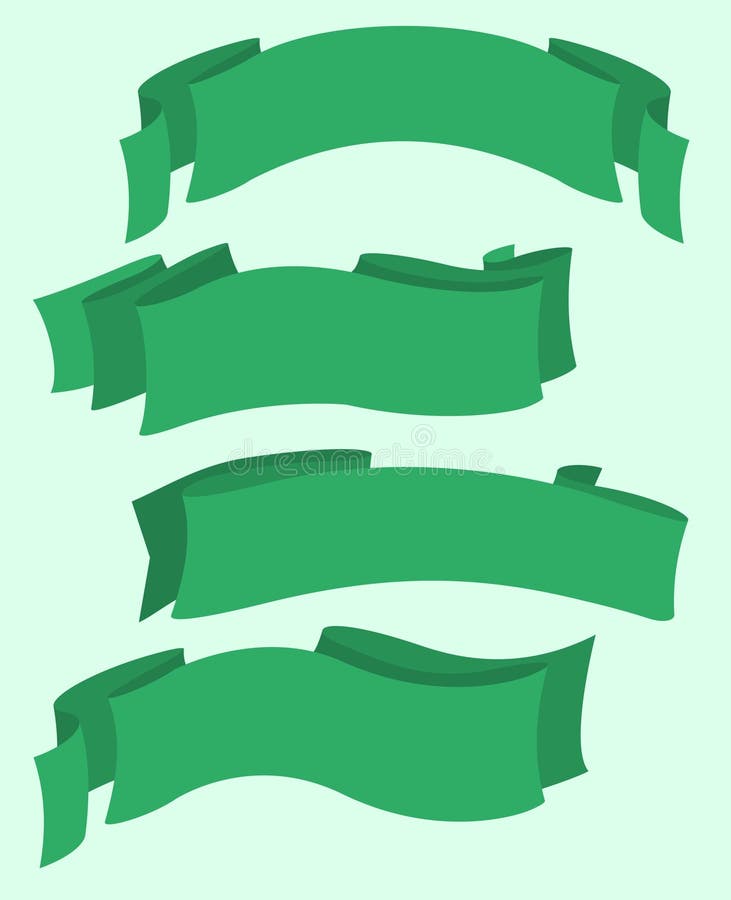 Ribbon set collection stock vector. Illustration of blank - 233017410