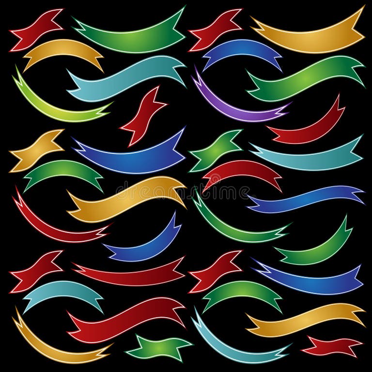 Flowing Ribbon Stock Illustrations – 38,710 Flowing Ribbon Stock ...