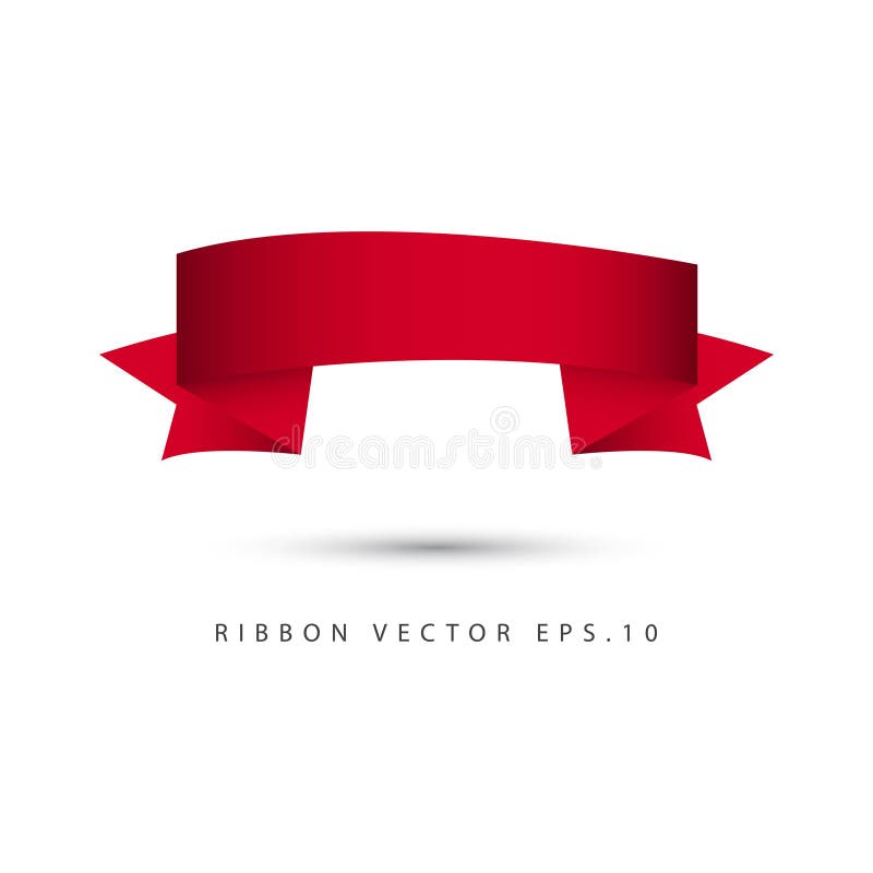 Ribbon Set Vector Template Design Illustration Stock Vector ...