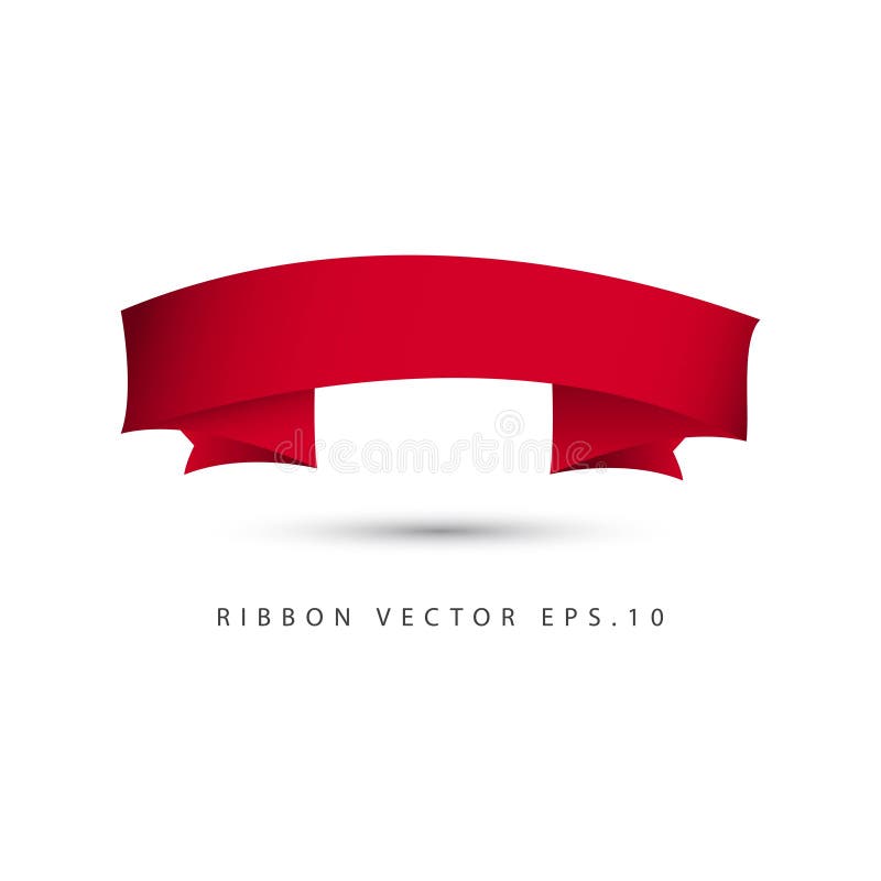 Ribbon Set Vector Template Design Illustration Stock Vector ...