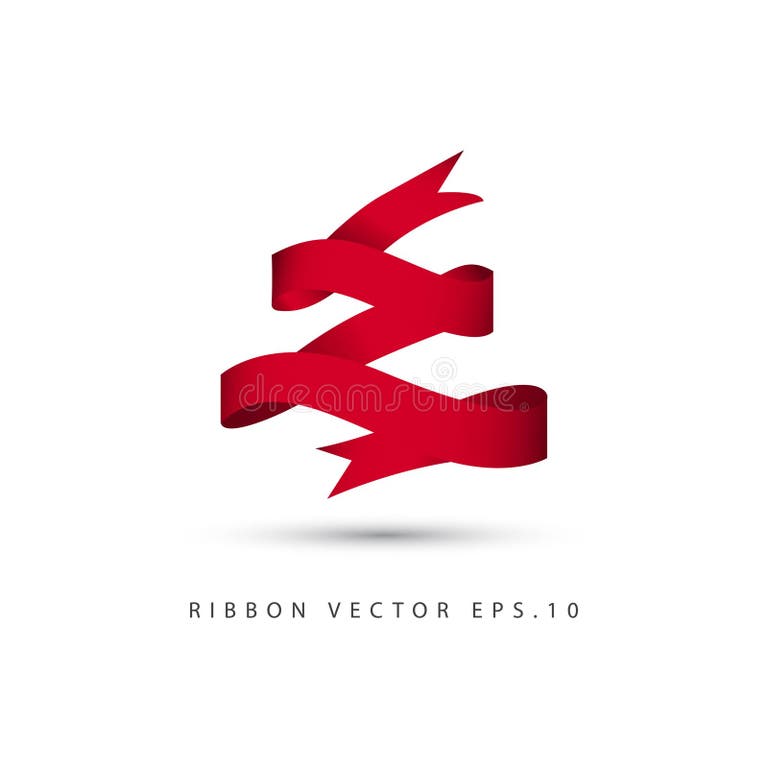 Ribbon Set Vector Template Design Illustration Stock Vector ...