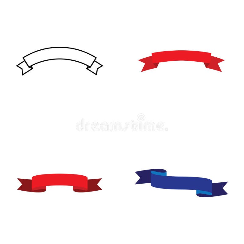 Ribbon set vector stock vector. Illustration of banner - 294890824