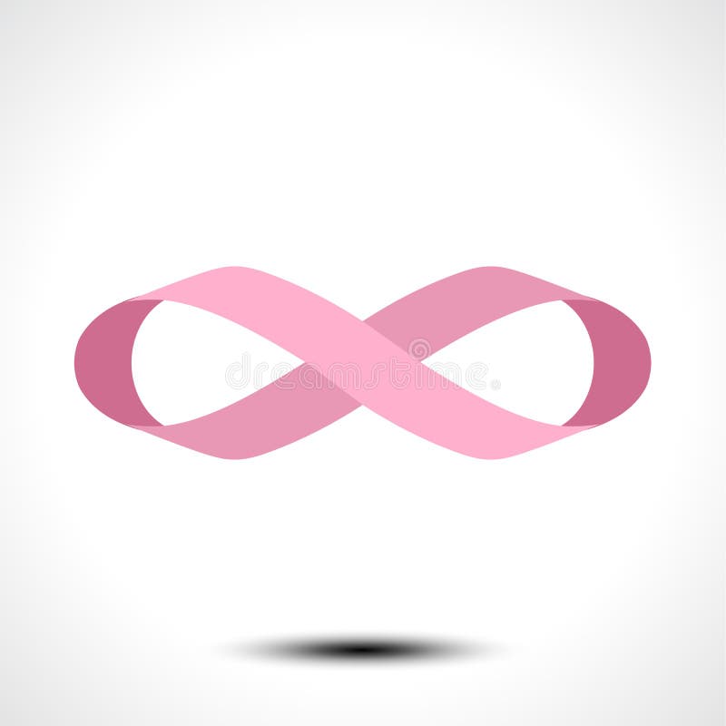 Ribbon in Shape Limitless, Infinity Symbol for Logo Design. Stock ...