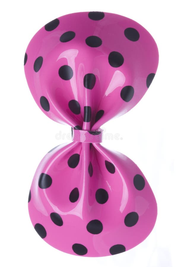 Ribbon Shaped Hair Clip Macro Isolated Stock Photo - Image of metal ...