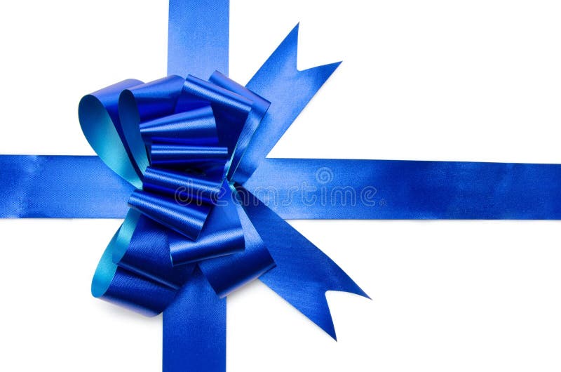 Christmas Blue Ribbon Border Stock Photo - Image of christmas, isolated ...