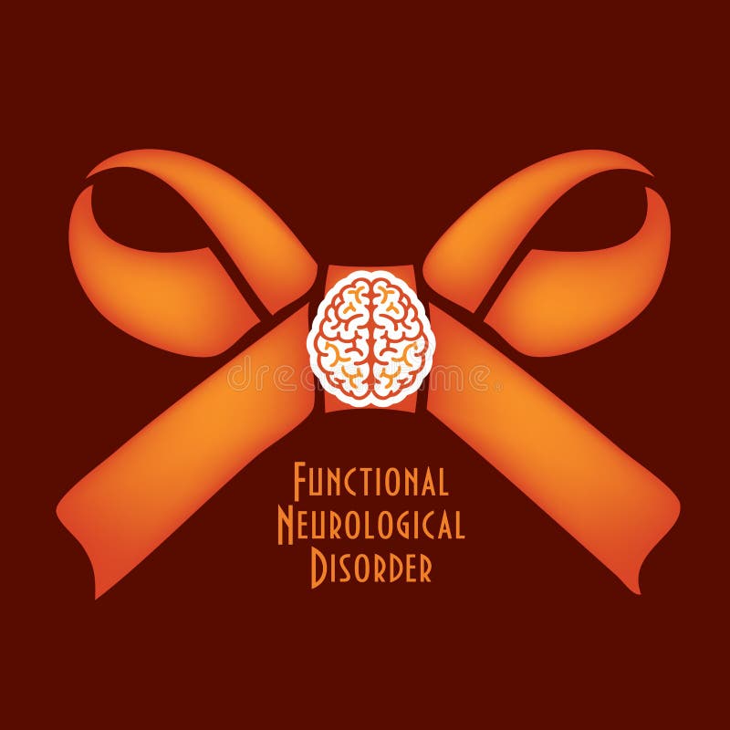 Ribbon Sign Functional Neurological Disorder Stock Vector ...