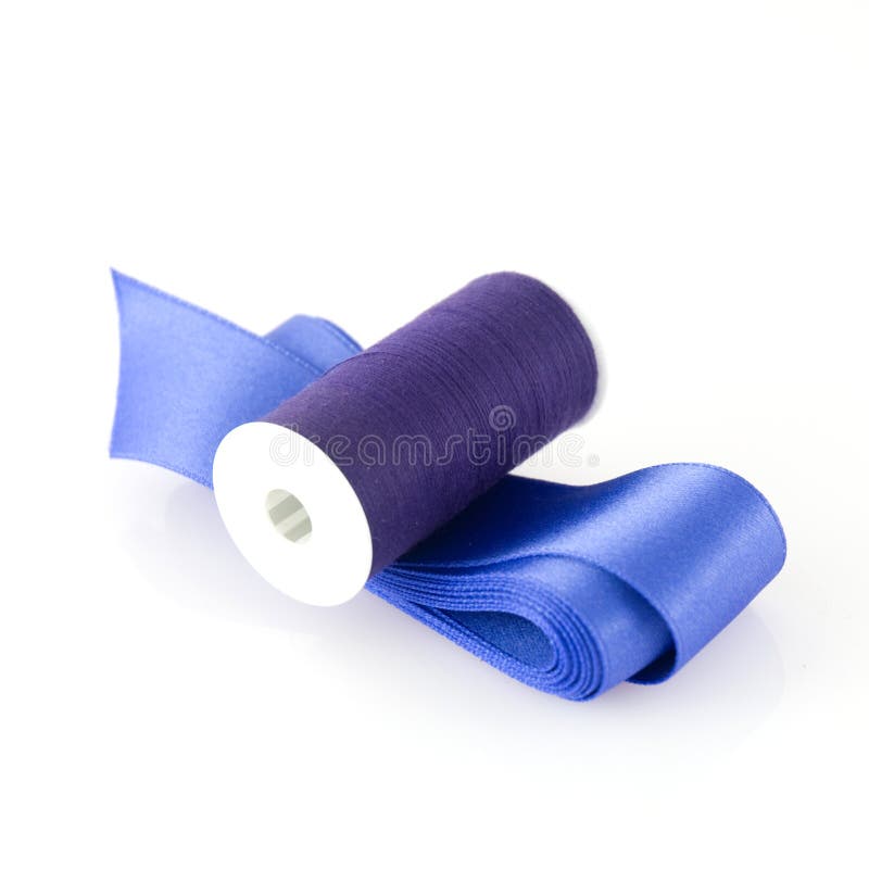 Ribbon and string stock image. Image of cloth, purple - 7136573