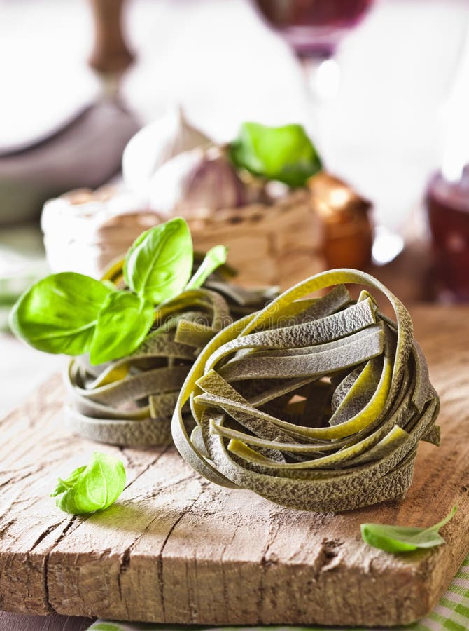 Ribbon Tagliatelle Pasta stock photo. Image of kitchen - 23410276