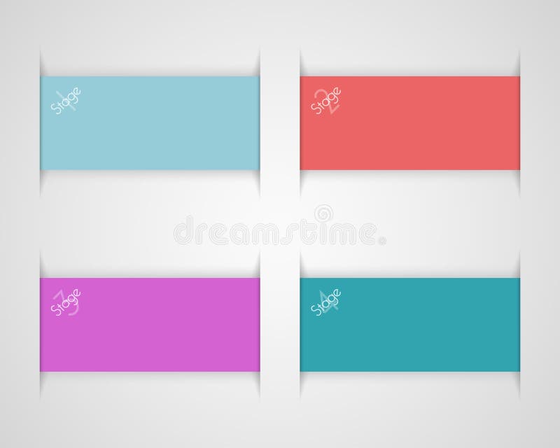 Ribbon Text Box Set 1 stock vector. Illustration of infographic - 53322314