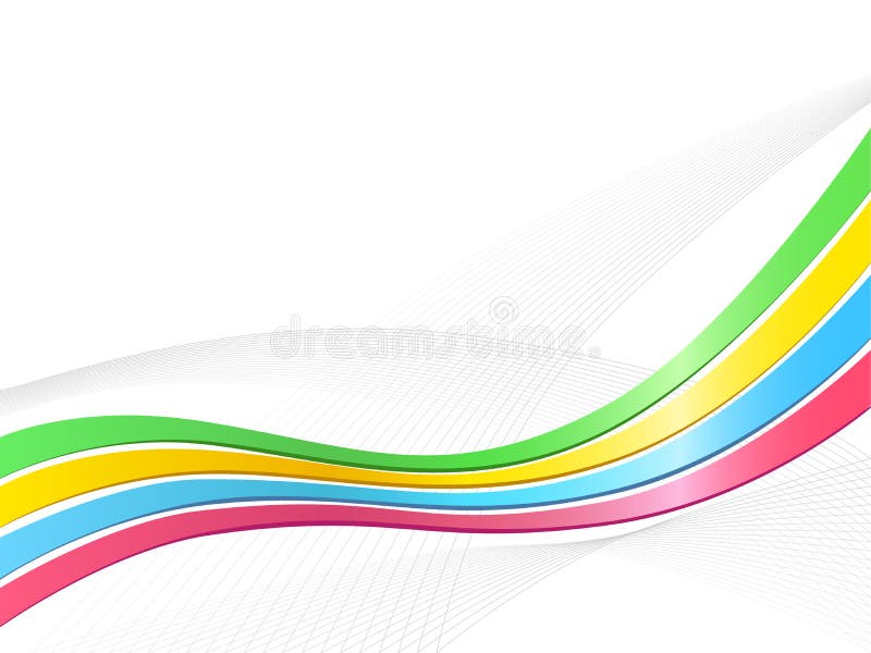 Ribbon wave background stock vector. Illustration of modern - 35554934