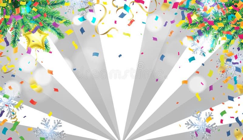 Ribbon White Design Template Space for Text Illustration Stock Vector ...