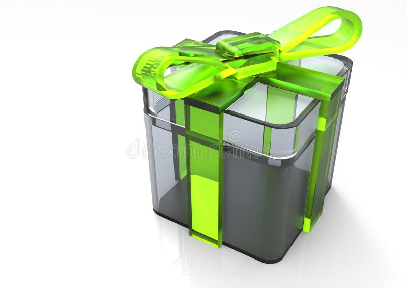 Ribbon Wrapped Gift Package Editorial Stock Image - Image of isolated ...