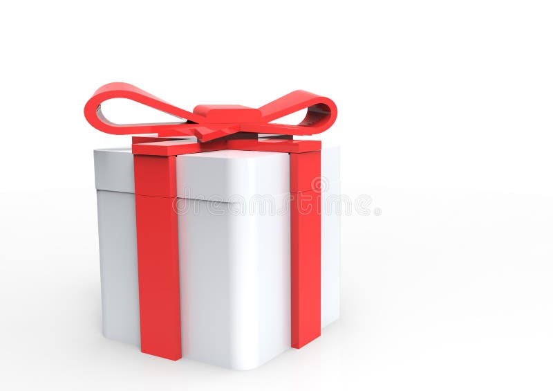 Ribbon Wrapped Gift Package Stock Illustration - Illustration of ...