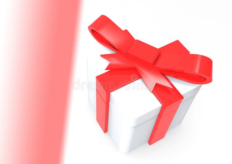 Ribbon Wrapped Gift Package Stock Illustration - Illustration of ...