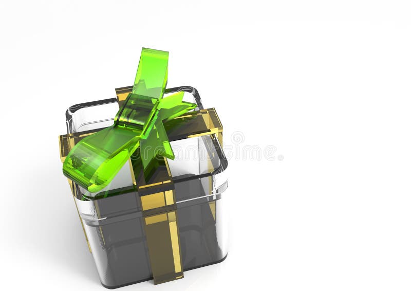 Ribbon Wrapped Gift Package Stock Illustration - Illustration of ...