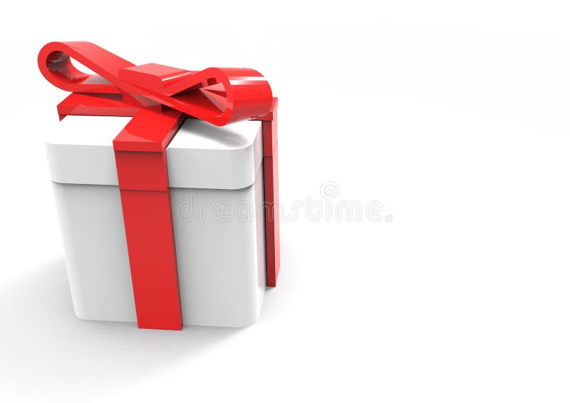 Ribbon Wrapped Gift Package Stock Illustration - Illustration of ...