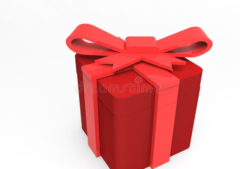 Ribbon Wrapped Gift Package Stock Illustration - Illustration of gift ...