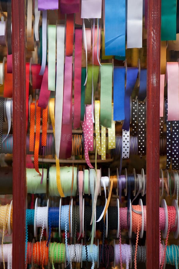 Ribbons stock photo. Image of material, window, ribbon - 13325878