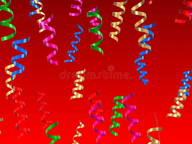 Many Coloured Ribbons Stock Illustrations – 20 Many Coloured Ribbons ...