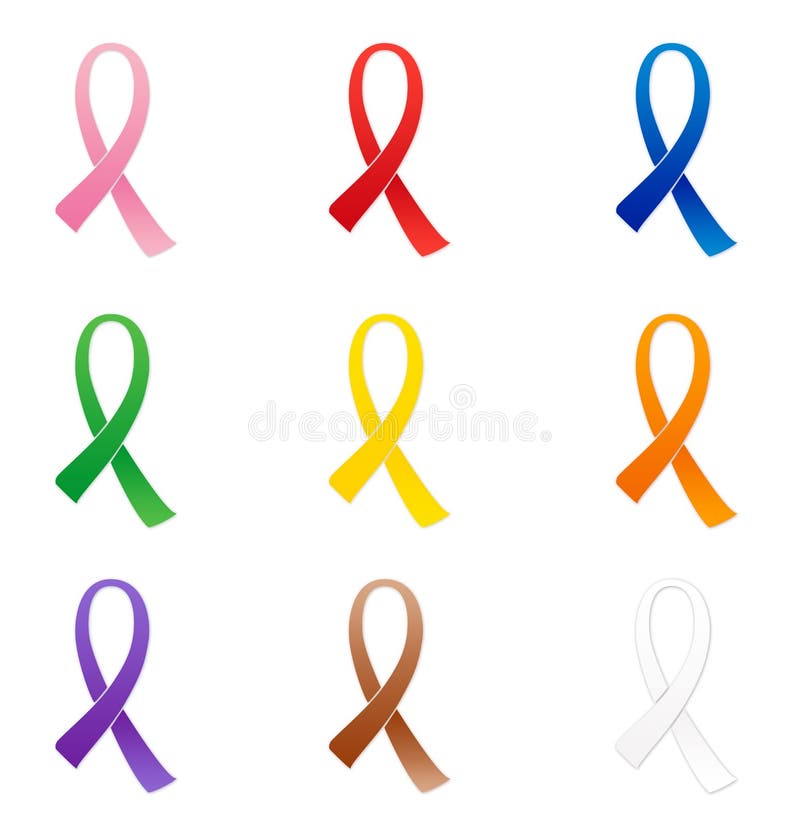 Orange Ribbon - Leukemia, Hunger, Humane Treatment of Animals Sign ...