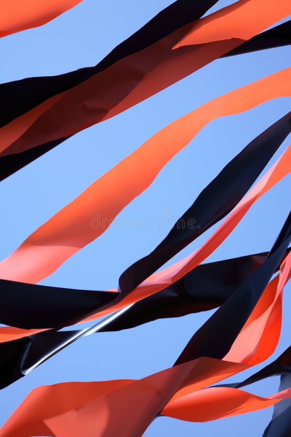 Ribbons flying stock image. Image of flap, ceremony, connected - 5883033