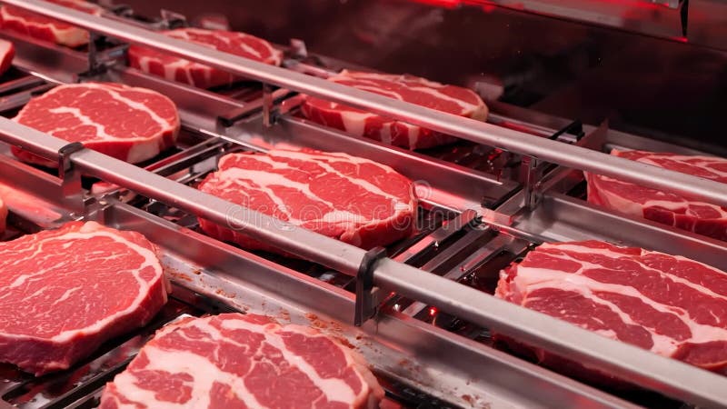 Industrial Meat Processing and Packaging Automation Generative AI Stock ...