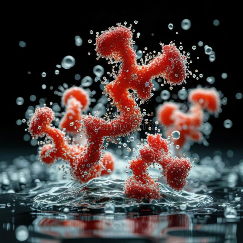 Ribosomes. the Protein Factory Stock Illustration - Illustration of ...