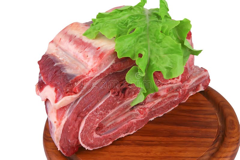 Ribs meat heap close up stock image. Image of butcher - 9253047