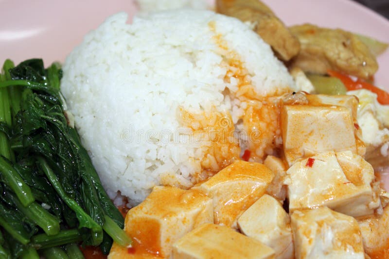 Rice stock photo. Image of soya, sous, white, vegetables - 16578190