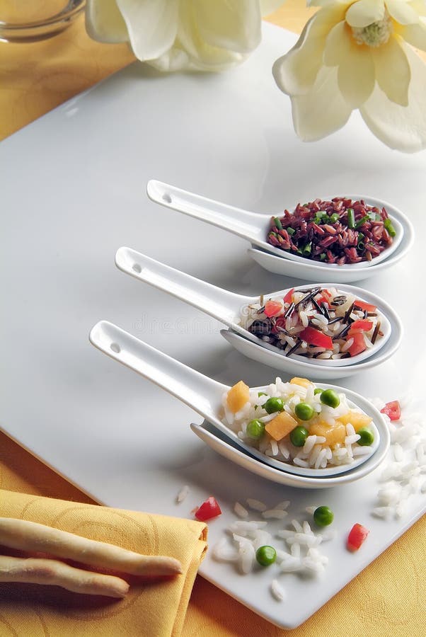 Rice Appetizers Spoons Stock Photos - Free & Royalty-Free Stock Photos ...