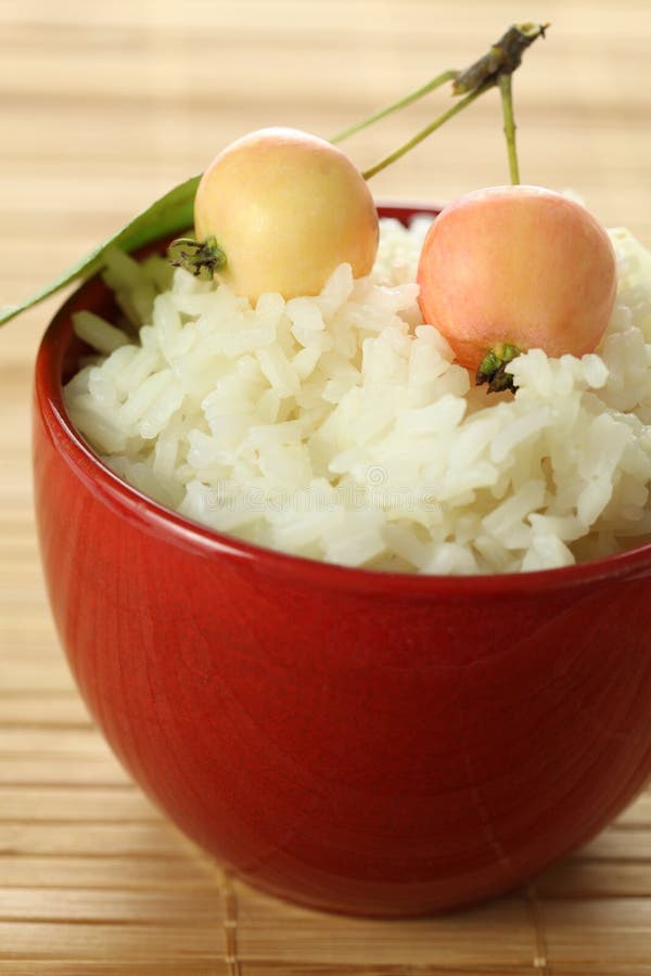 Rice with apples stock photo. Image of heap, vegetarian - 26491788