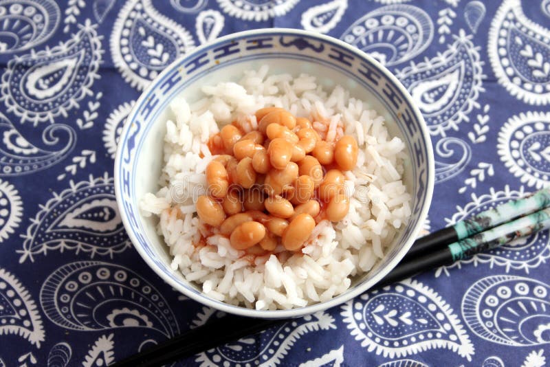 Rice with baked beans stock image. Image of vegetarian - 112767445