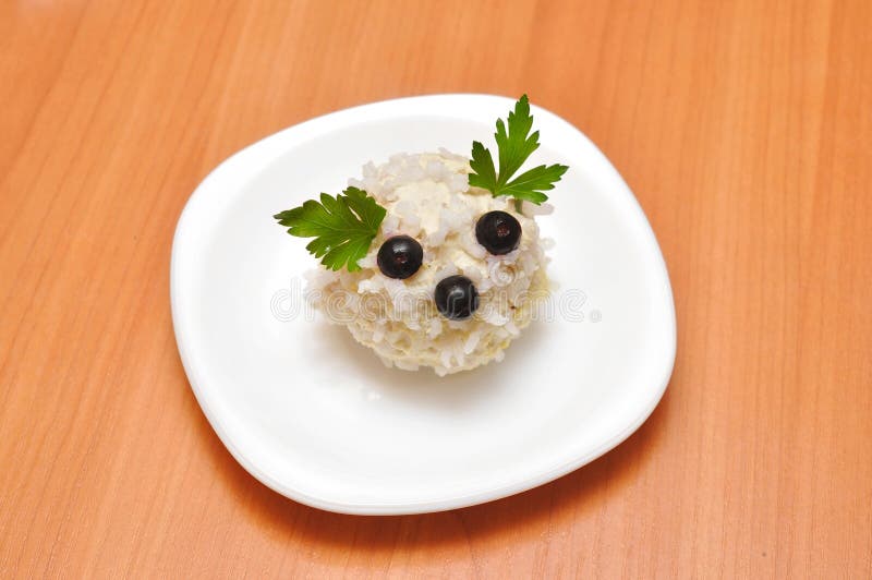 Rice ball stock image. Image of snack, plate, appetizer - 20902423
