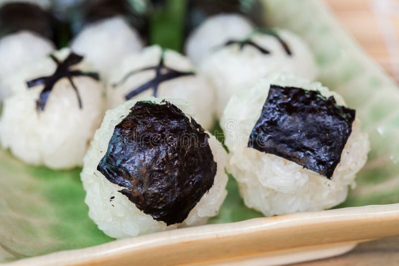 Rice ball food home made stock image. Image of style - 89968861