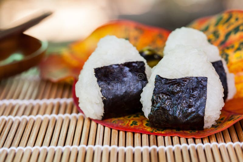 Rice ball food home made stock image. Image of tasty - 89971617