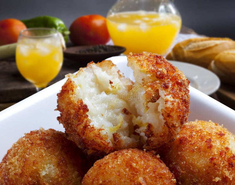 Rice balls food stock image. Image of crispy, croquette - 152232343