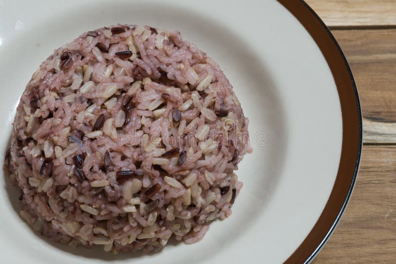 Rice berry of Thailand. stock photo. Image of riceberry - 83884176