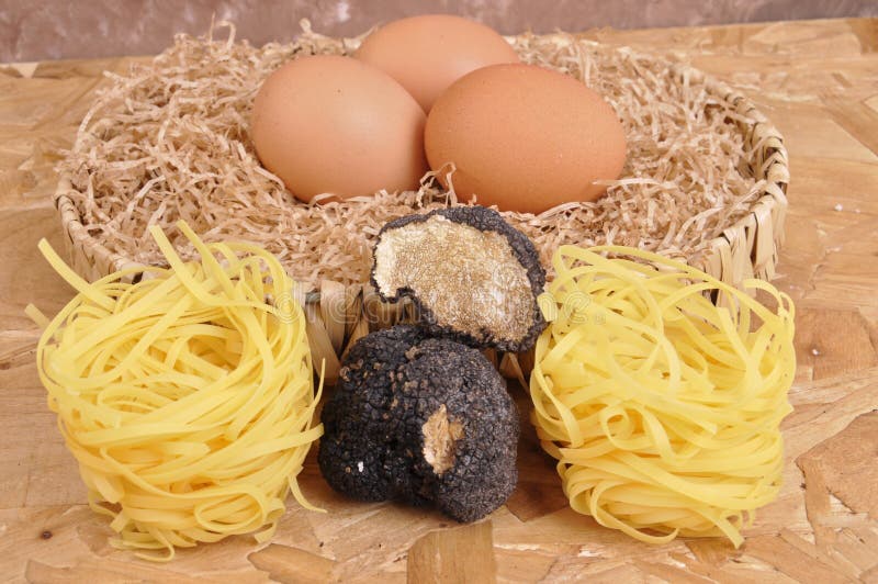 Rice and black truffle stock image. Image of baskets - 24844635