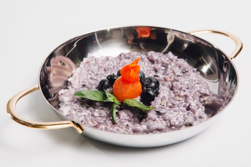Rice with blueberry stock photo. Image of food, refined - 56972654