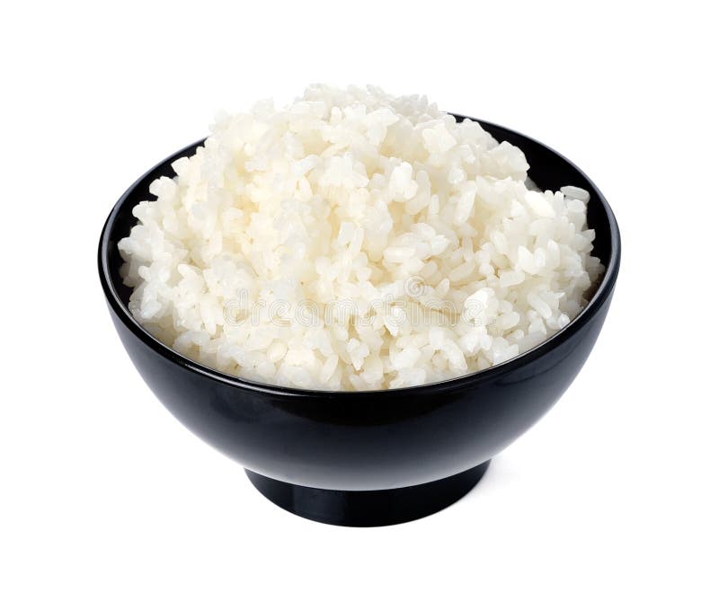 Rice in a bowl stock photo. Image of background, rice - 63334864