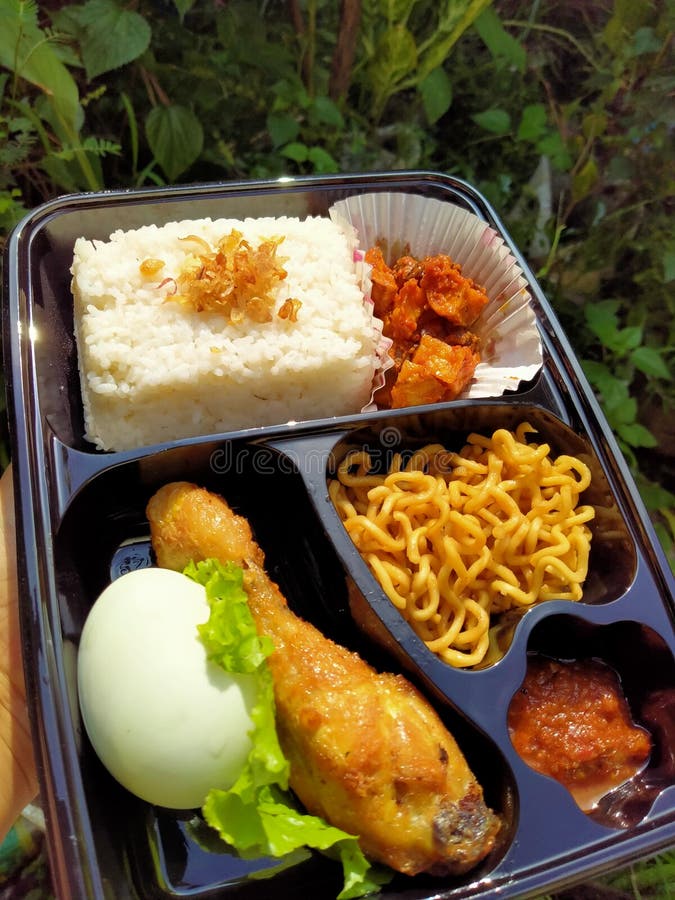 Rice Box, Bento, Chicken Rice Box Stock Photo - Image of rice, bento ...