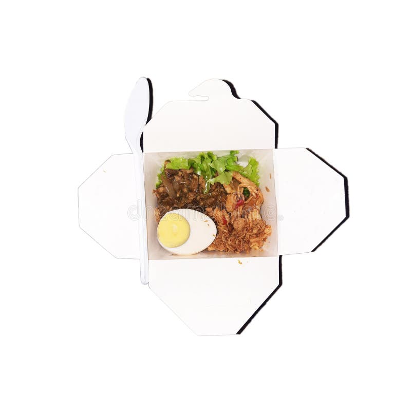 Rice Box Launch Menu Top View Stock Photo - Image of fresh, flat: 247519614