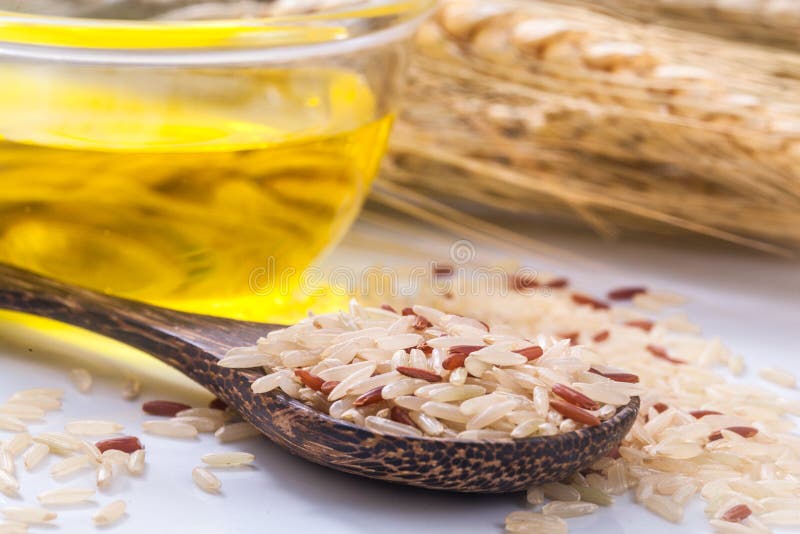 Rice bran oil stock image. Image of grain, cereal, cold - 87283825