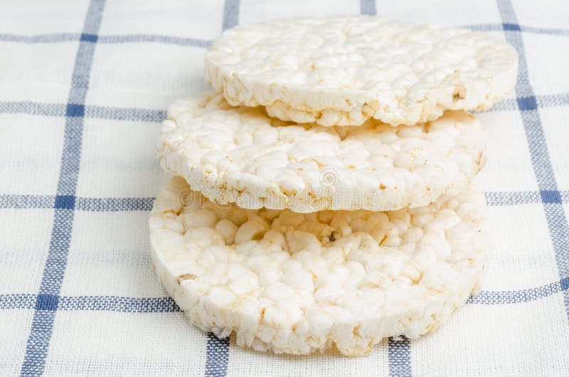 Rice cake, puffed rice stock photo. Image of circle, cereal - 65345316