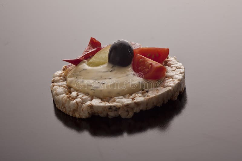 Savoury rice cakes stock image. Image of drink, italian - 28856929