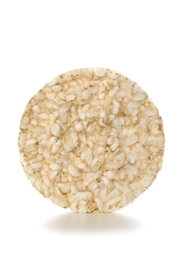 Rice Cake stock image. Image of studio, isolated, circle - 44918759