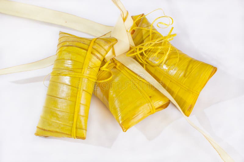 Rice cake wrapped stock image. Image of sweet, steamed - 29531771